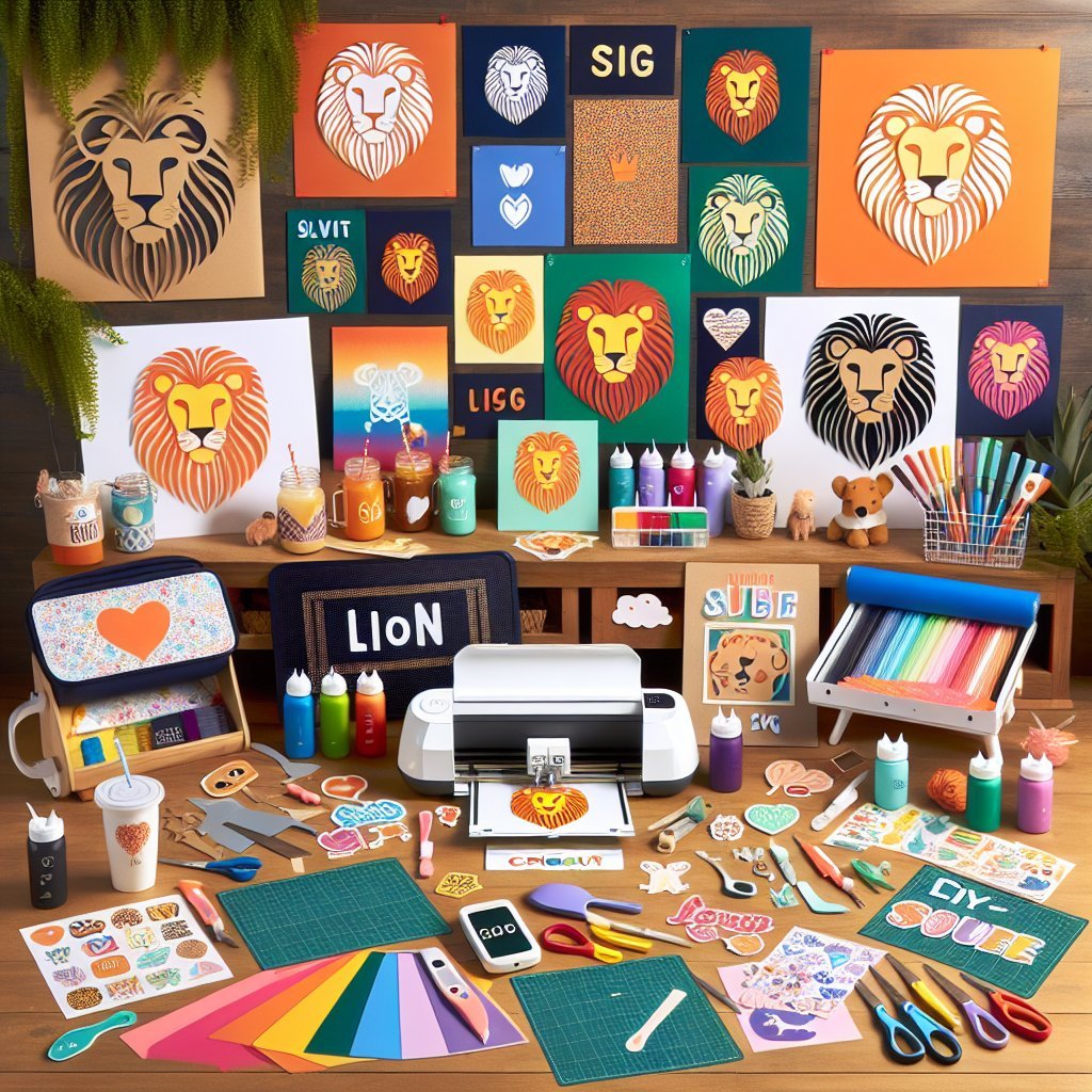 14 Unique Cricut DIY Ideas Using Lion SVG Designs