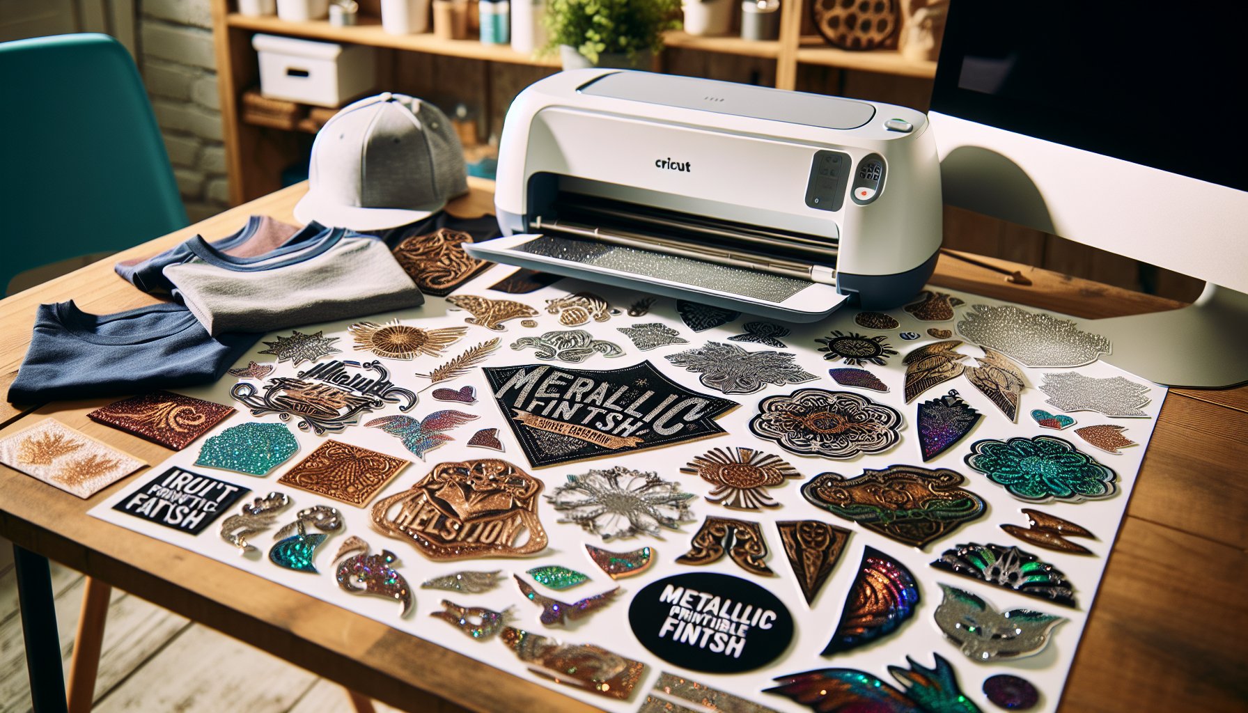 Crafting Ideas with Metallic Printable Fabric Material