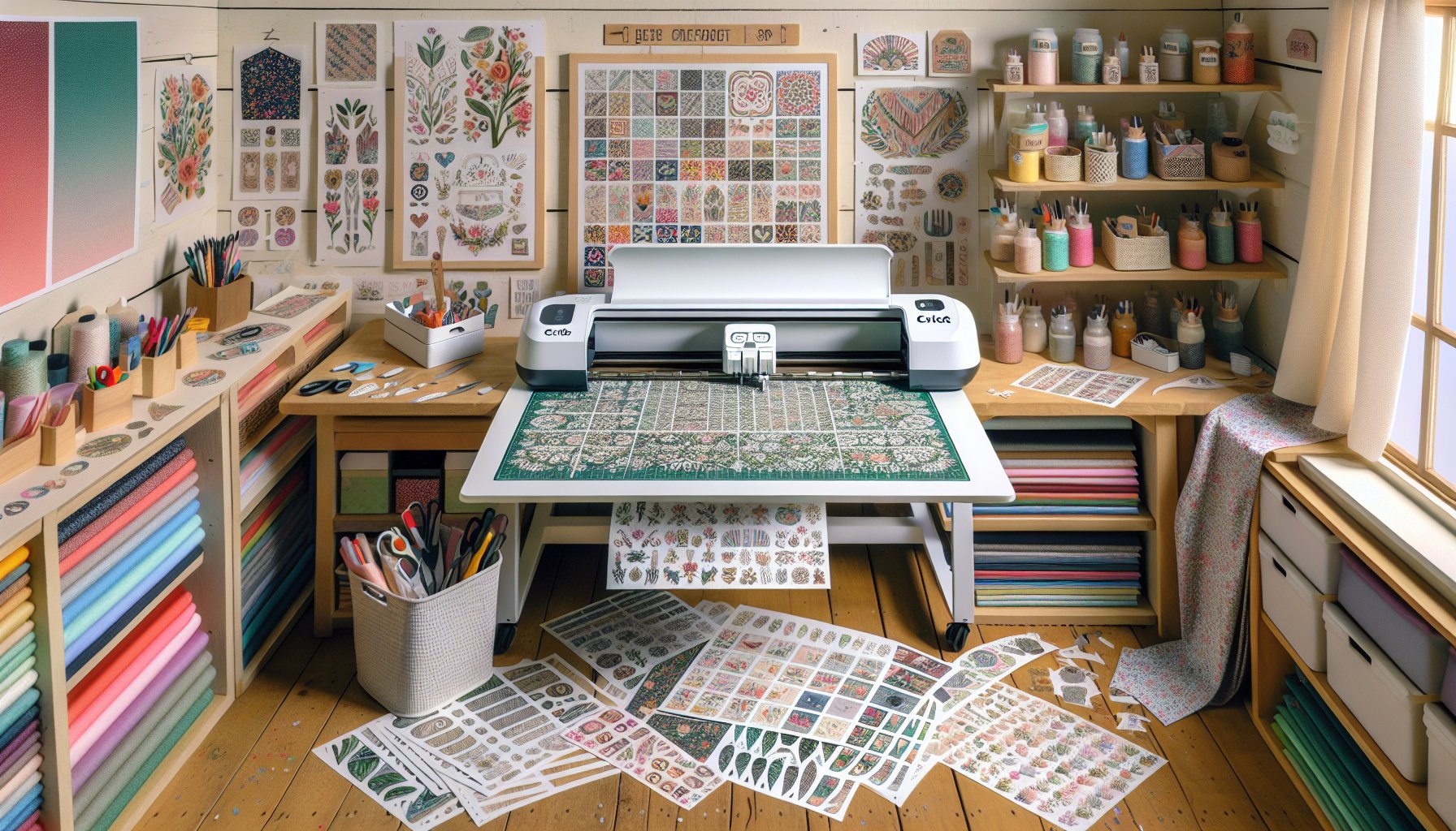 Explore Cricut Crafting using Printable Sticker Paper Material